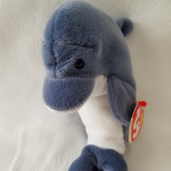 TY Original Wear | Other | Ty Beanie Babies Echo The Dolphin 48 1996 ...